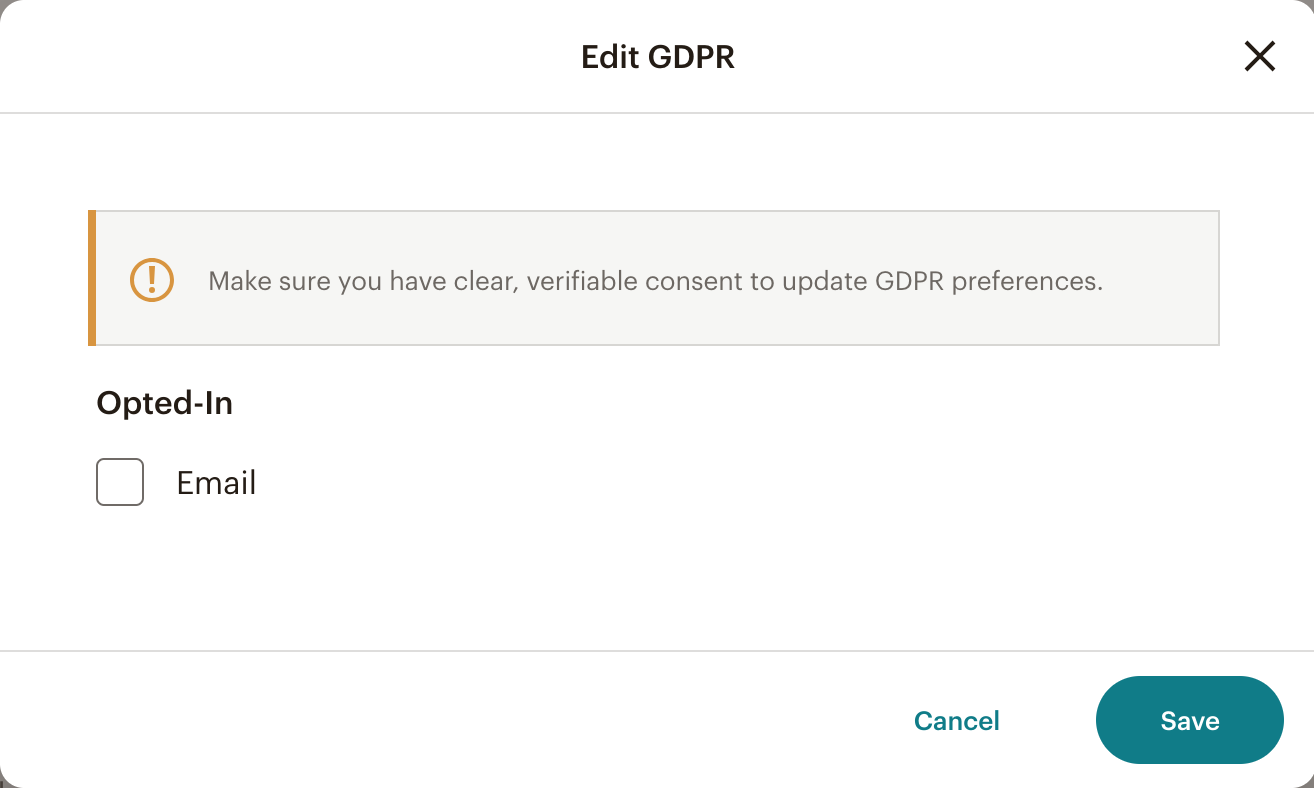 Optional GDPR checkbox on MailChimp integration | WordPress.org